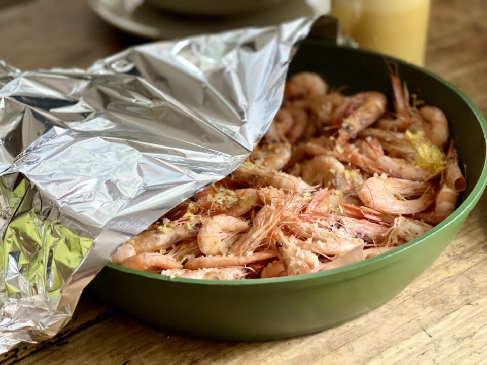 Salty fried rose shrimps make a tasty Ligurian recipe