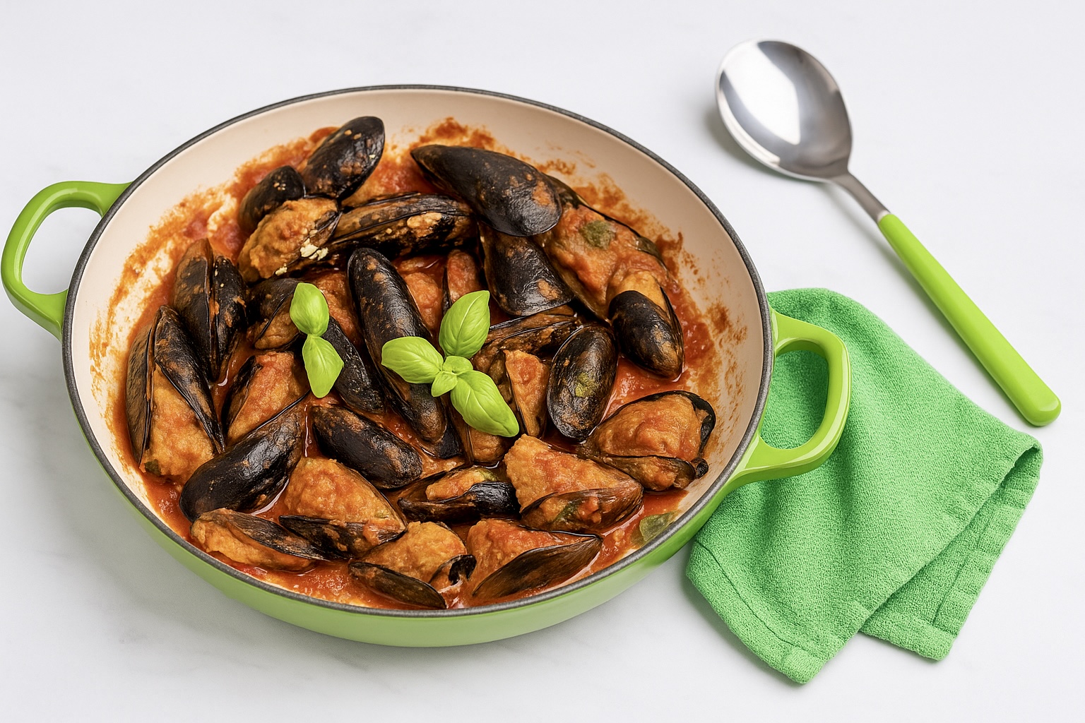 Stuffed mussels is a traditional dish from La Spezia