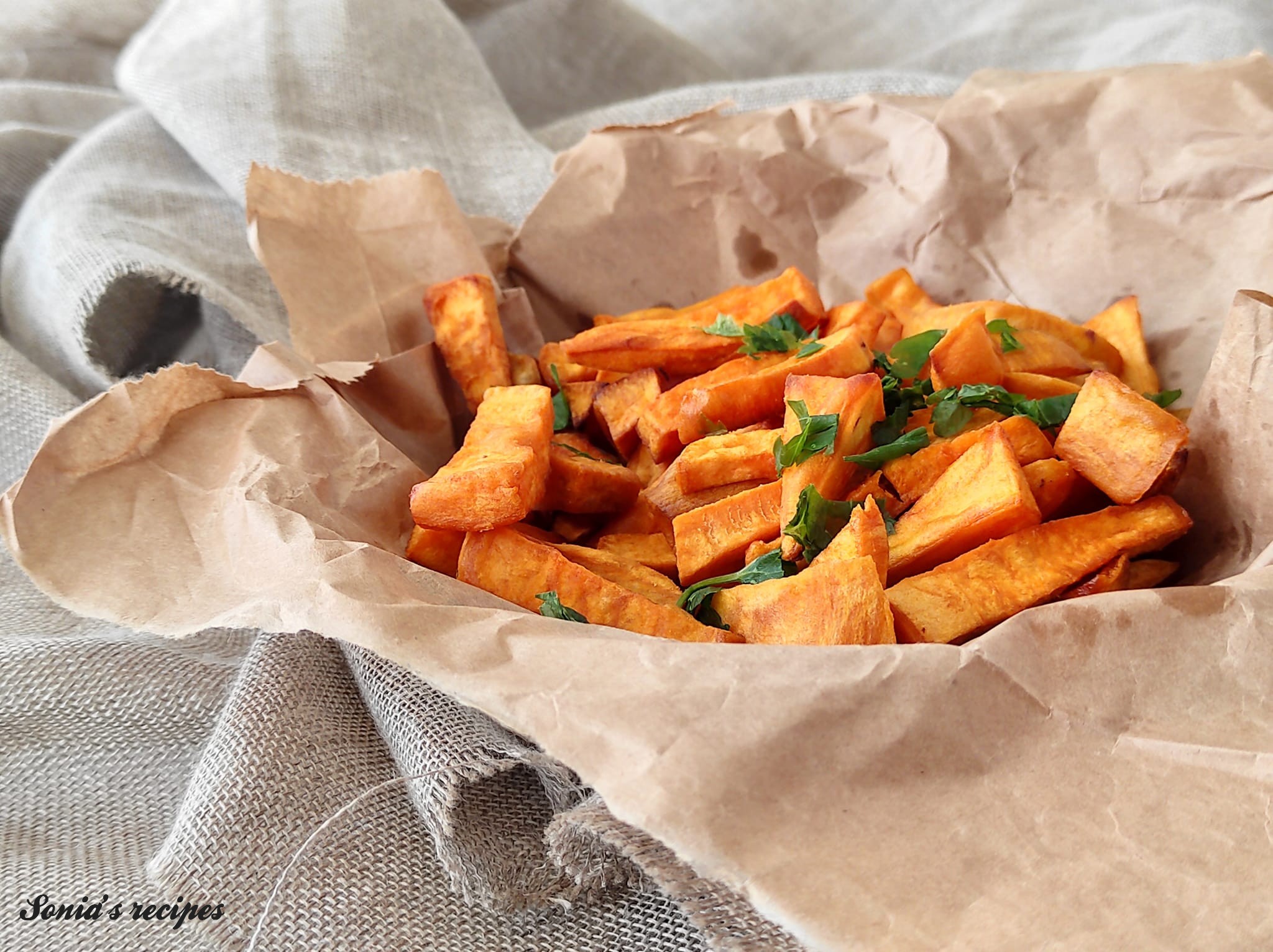 Fried sweet potatoes | Sonia's recipes