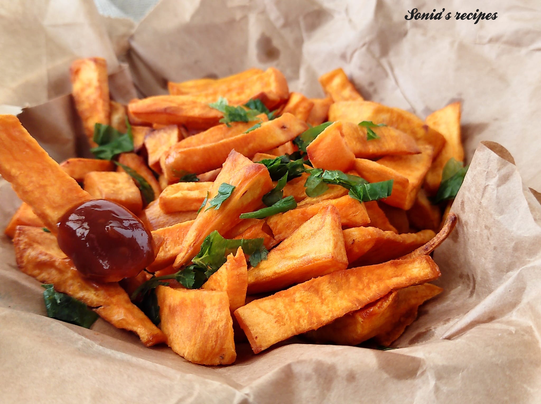 Fried sweet potatoes | Sonia's recipes