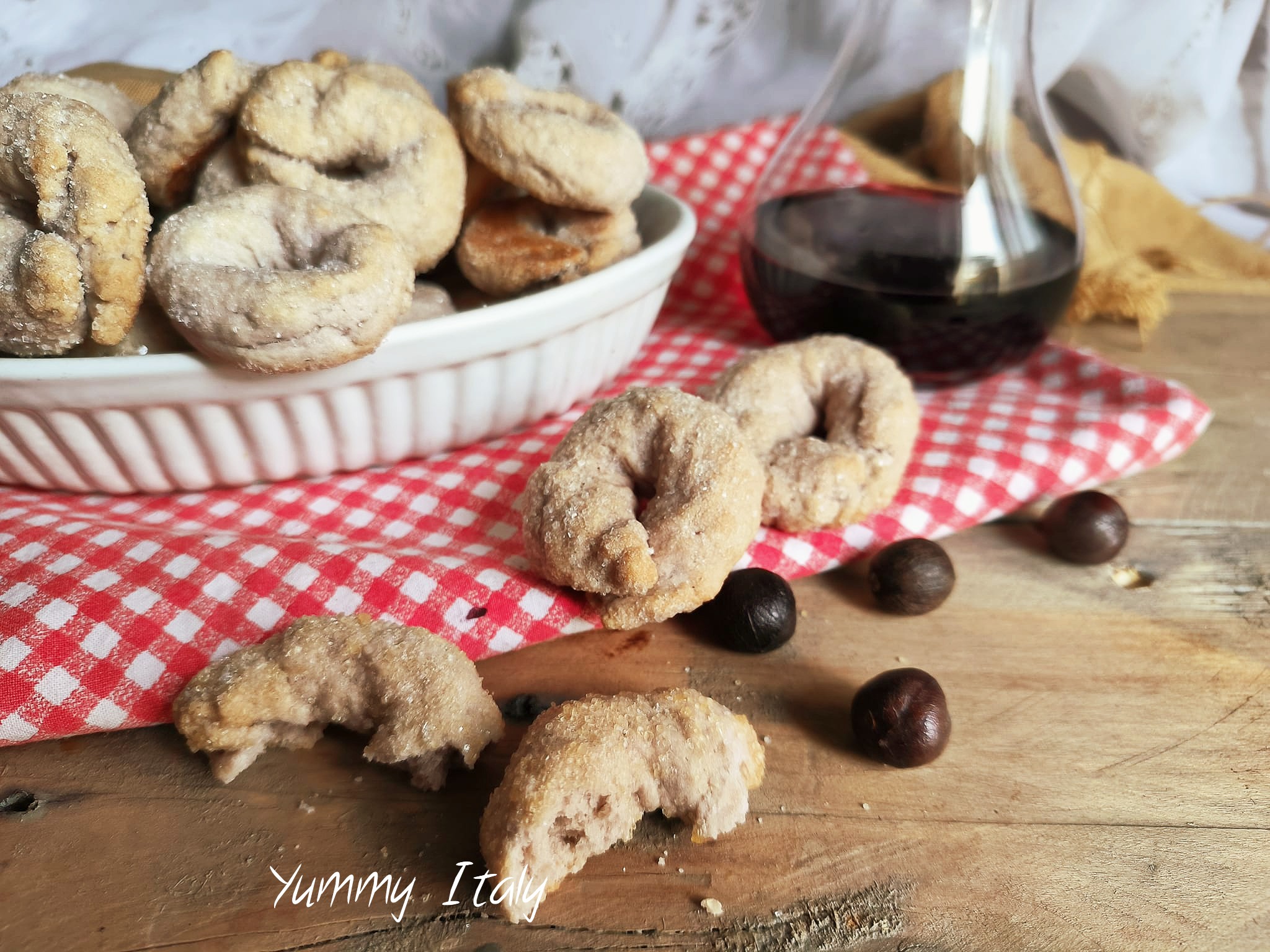 WINE DOUGHNUTS TRADITIONAL ROMAN RECIPE - Yummy Italy